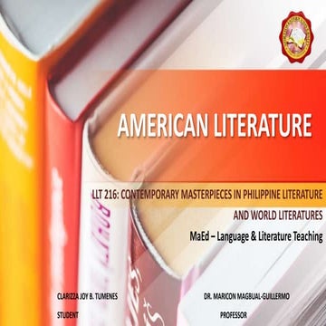 American literature | PPTX