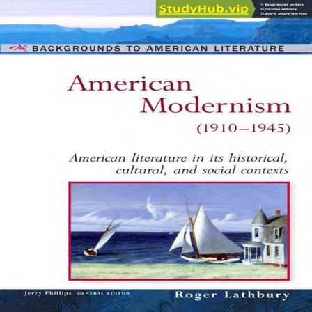 American Modernism | PDF