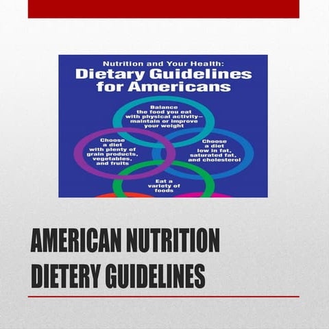 AMERICAN NUTRITION DIETERY GUIDELINES..pptx