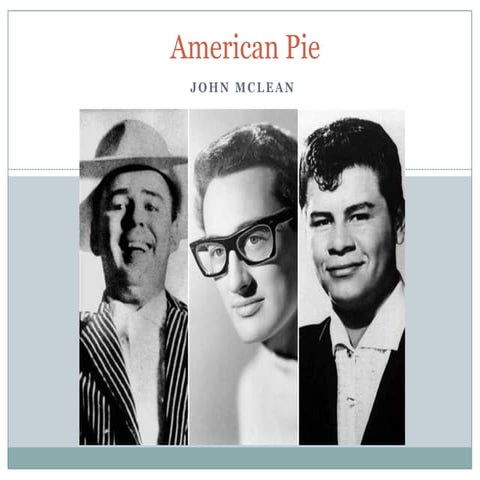 American pie | PPTX