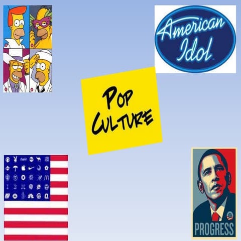 American pop culture | PPTX