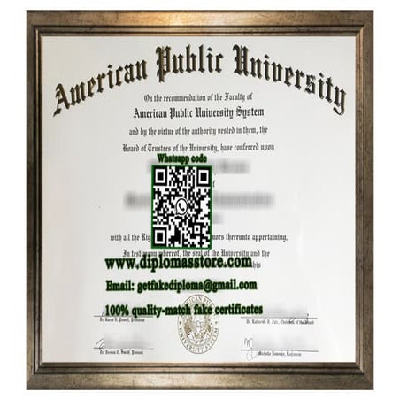 American Public University diploma, APU diploma | PDF