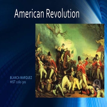 American revolution powerpoint | PPT