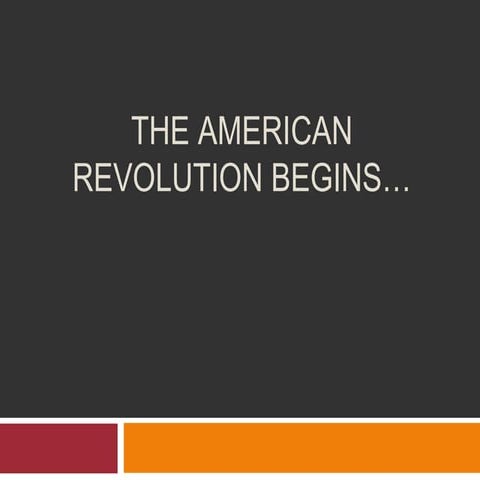 American Revolution | PPT