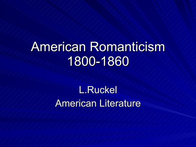 American Romanticism.pptx