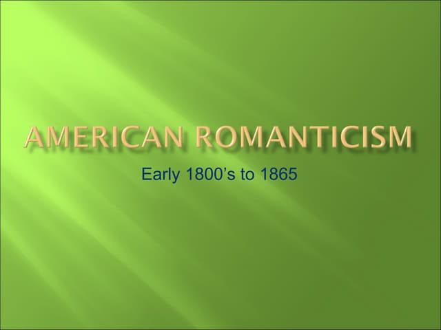 American Romanticism.pptx