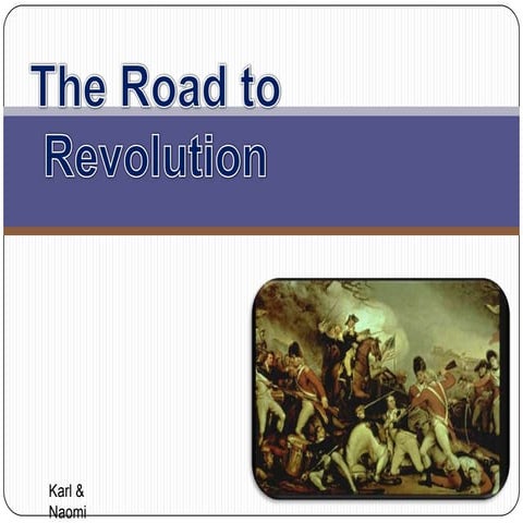 Causes Of The American Revolution | PPT