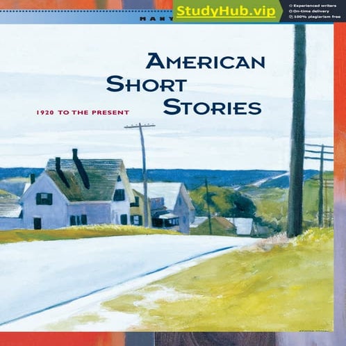 AMERICAN SHORT STORIES 1920 PRESENT Lite (2) | PDF
