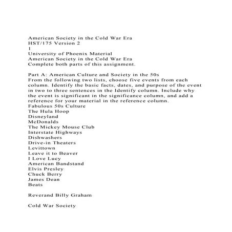 American Society in the Cold War EraHST175 Version 21Univ.docx