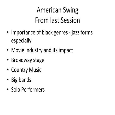 American swing era 2013 | PDF
