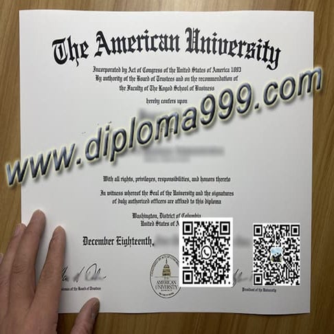 American University diploma | PPT