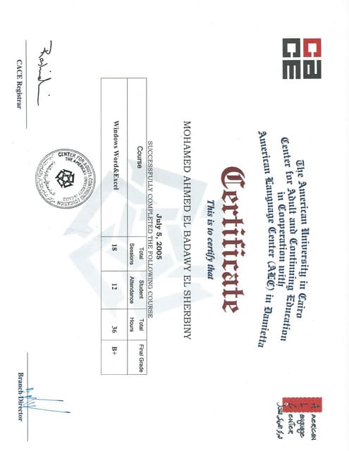 American university ms | PDF