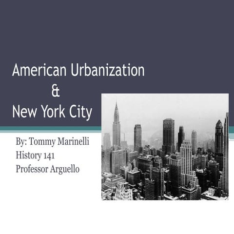 American urbanization | PPT