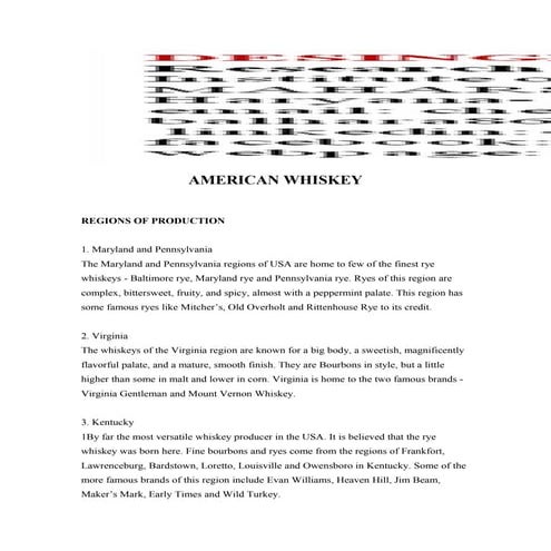 American whisky | DOC