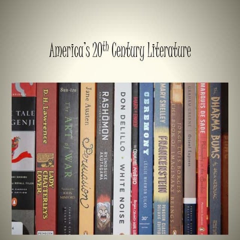 America’s 20th century literature | PPT
