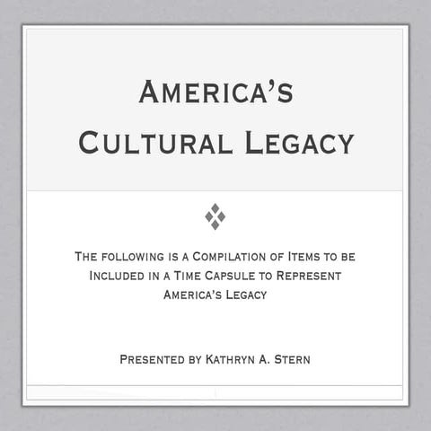 America's Legacy | PPT