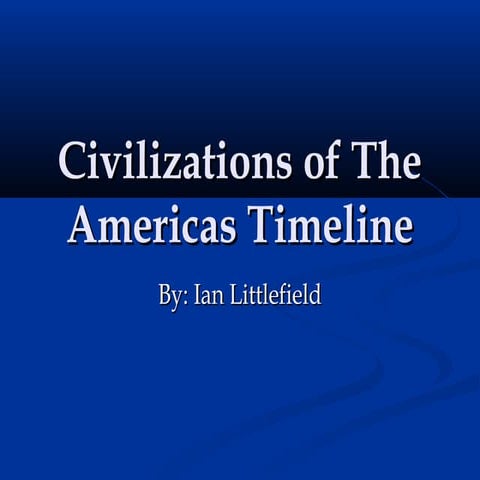 Americas Timeline | PPT