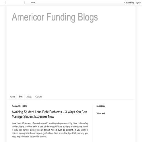 Americor funding blogs avoiding student loan debt problems 3 ways you ...