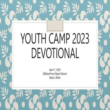 A Message to the Rising Generations.pptx