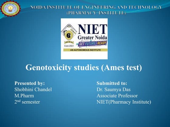 Ames test | PPT
