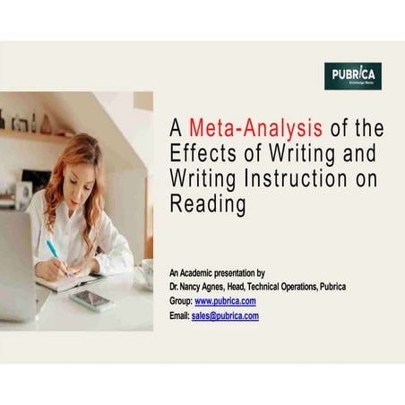 A Meta-Analysis of the Effects of Writing and Writing Instruction on ...