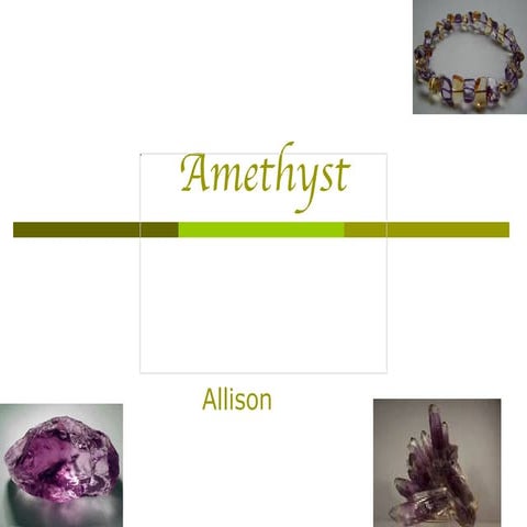 Formation and Composition of Amethyst gemstone | PDF