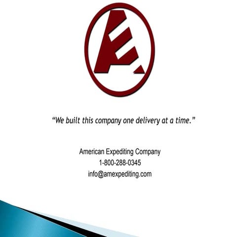 American Expediting Overview | PPTX