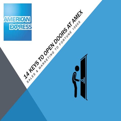 Keys to Selling Tech to American Express | PPTX