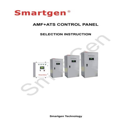 Amf+ats control panel v1.1 en | PDF