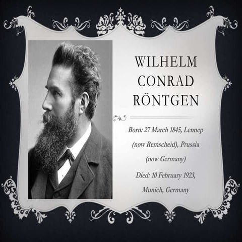 Amf physical science power point wilhelm conrad röntgen | PPTX