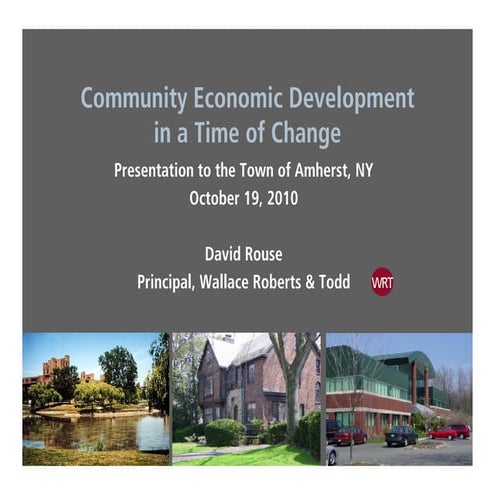 Community Economic Development in a Time of Change | PPT