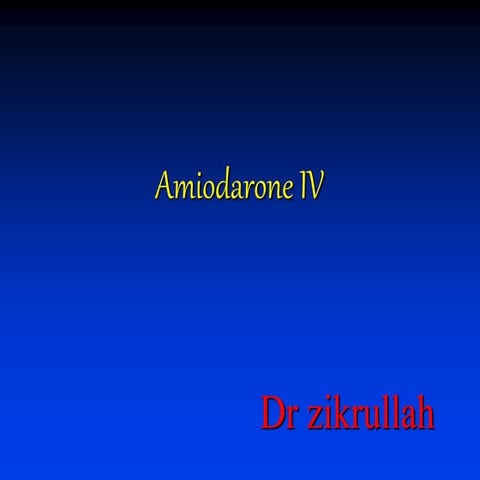 Amiadrone | PPT
