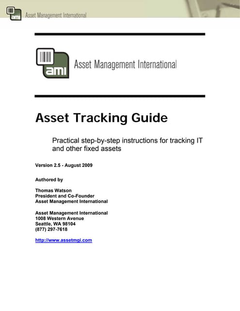 A Guide to Asset Tagging | PPTX