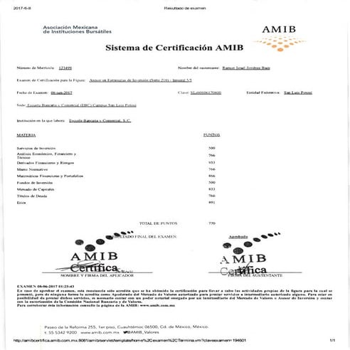 AMIB III 2017-2020 | PDF