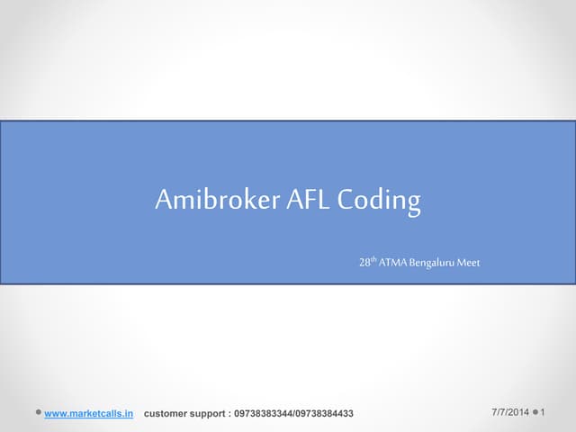 AmiBroker ApplyStop Introduction | PDF