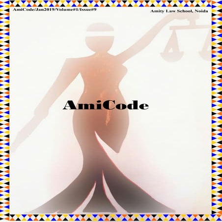 AmiCode e-newsletter Jan 2019 Amity Law School, Noida | PDF