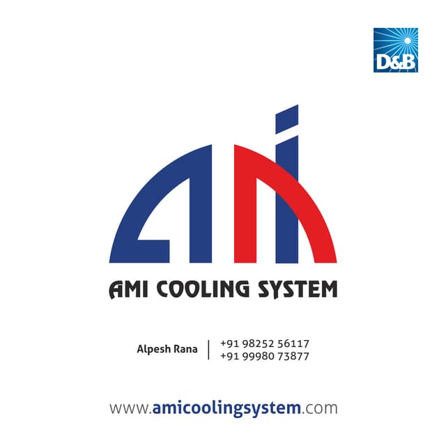 Ami Cooling System, Ahmedabad, controlling equipment | PDF