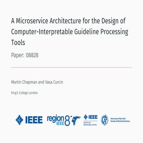A Microservice Architecture For The Design Of Computer Interpretable