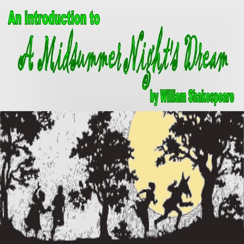 A midsummer night's dream pwr pt. | PPT