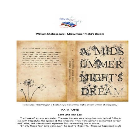 A Midsummer Night's Dream - Script | DOCX