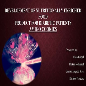 Food product development -- cookies | PPTX