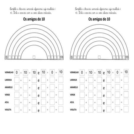 Amigos do 10 arco iris | DOCX