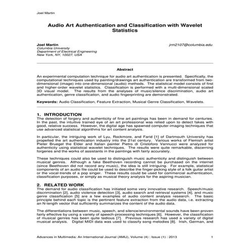 Audio Features Based Steganography Detection in WAV File | PDF