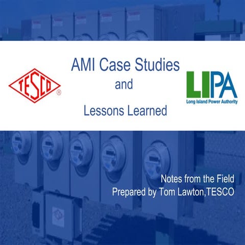 AMI Lessons Learned | PPT