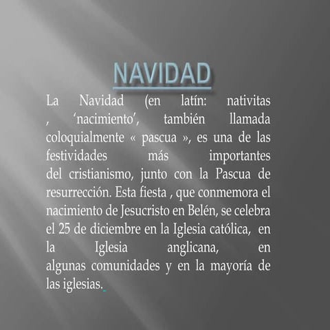 La navidad | PPTX
