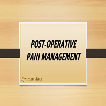 Post operative pain management in patients .pdf
