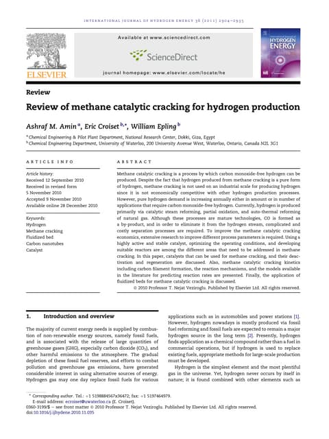 Manufacturing process of methanol | PPTX | Chemistry | Science