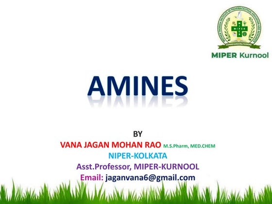 Amines | PPT