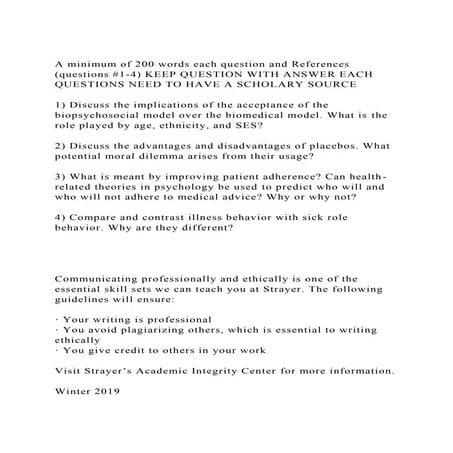 A minimum of 200 words each question and References (questions #1-.docx