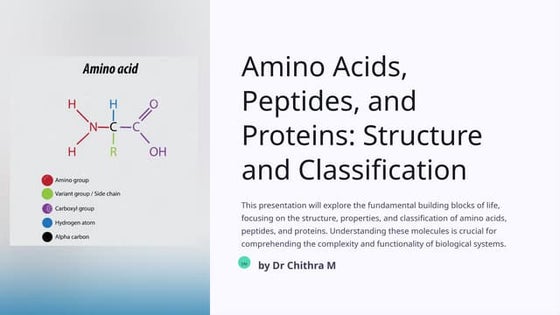 Amino acids and protein | PPT